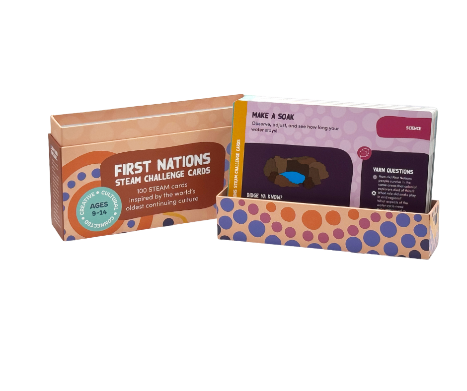 First Nations STEAM Challenge Cards (9-14 years) · Wingaru Store