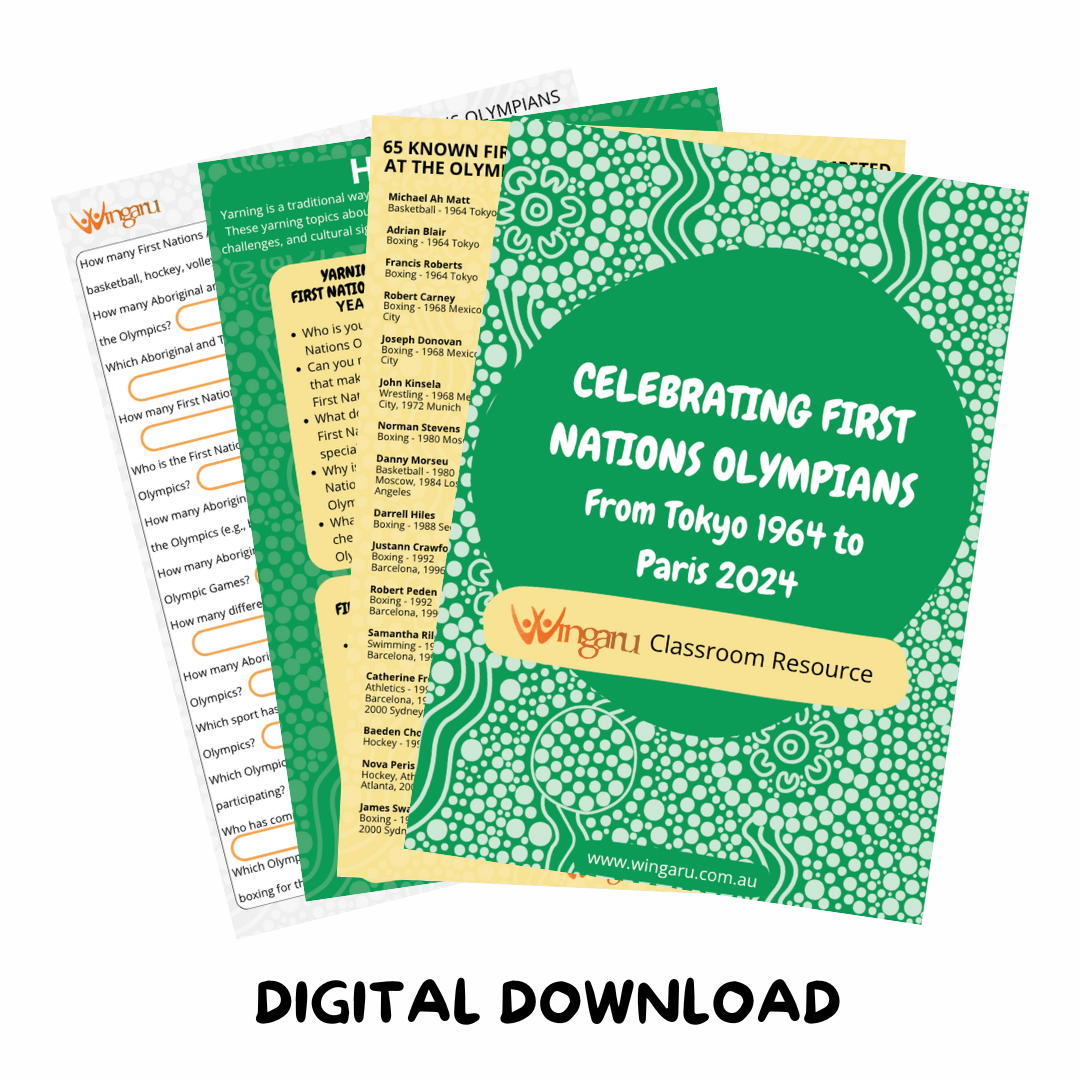 Paris 2024: First Nations Athletes Classroom Activities · Wingaru Store