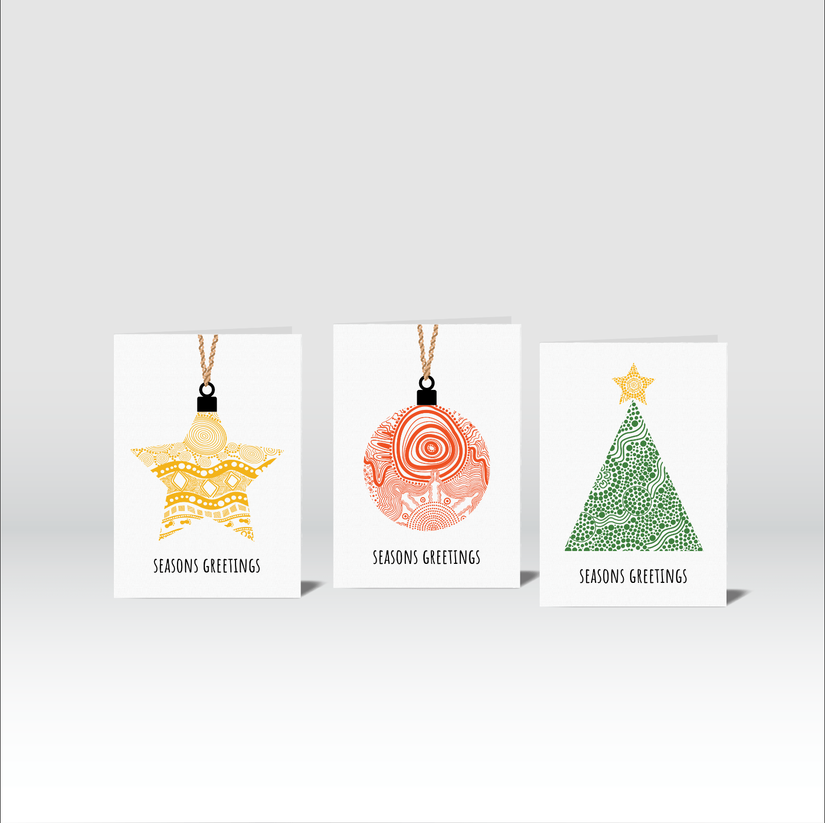Christmas Card Pack of 3 · Wingaru Store