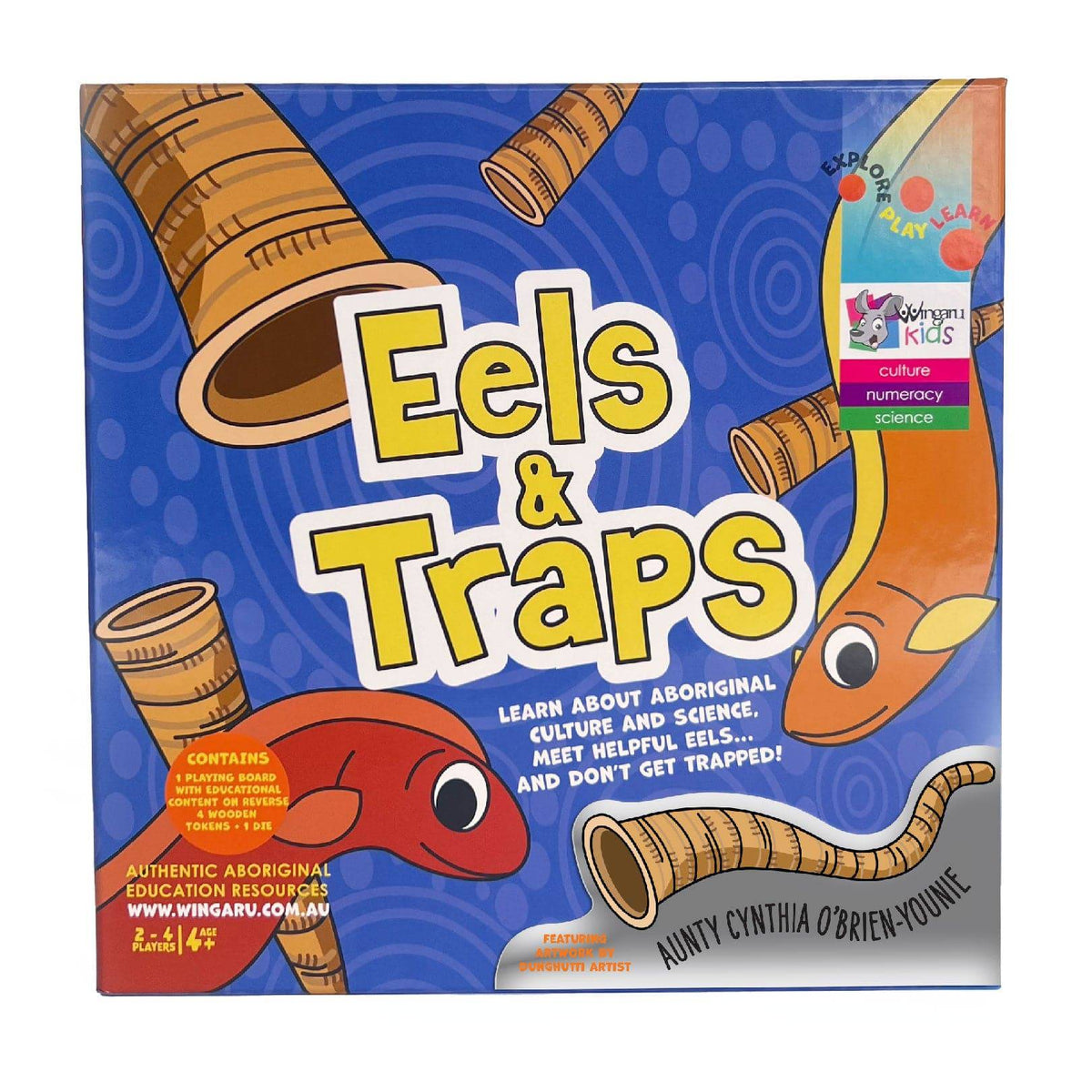 Eels and Traps Board Game · Wingaru Store
