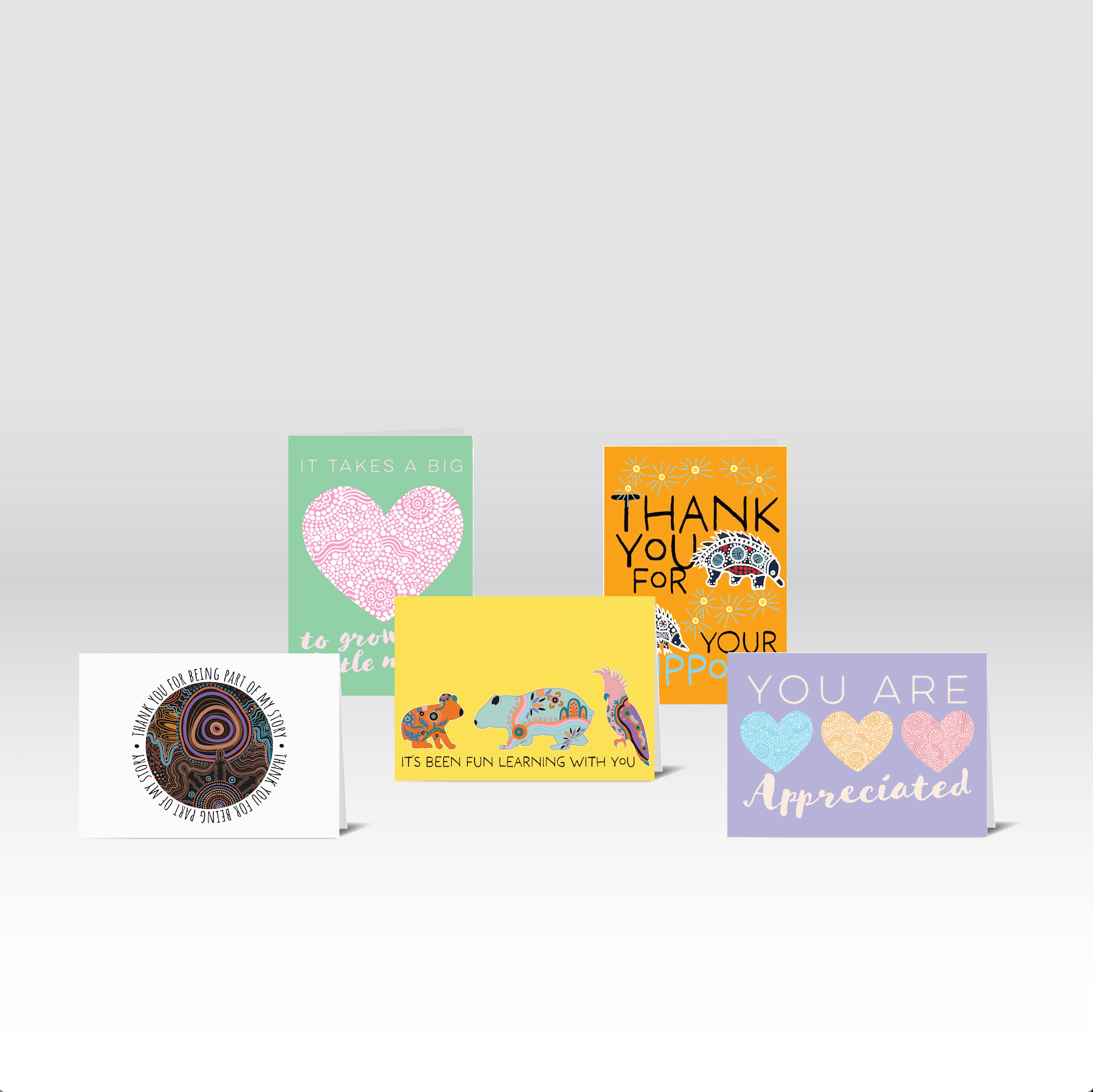 Teacher Appreciation Greeting Card Pack · Wingaru Store