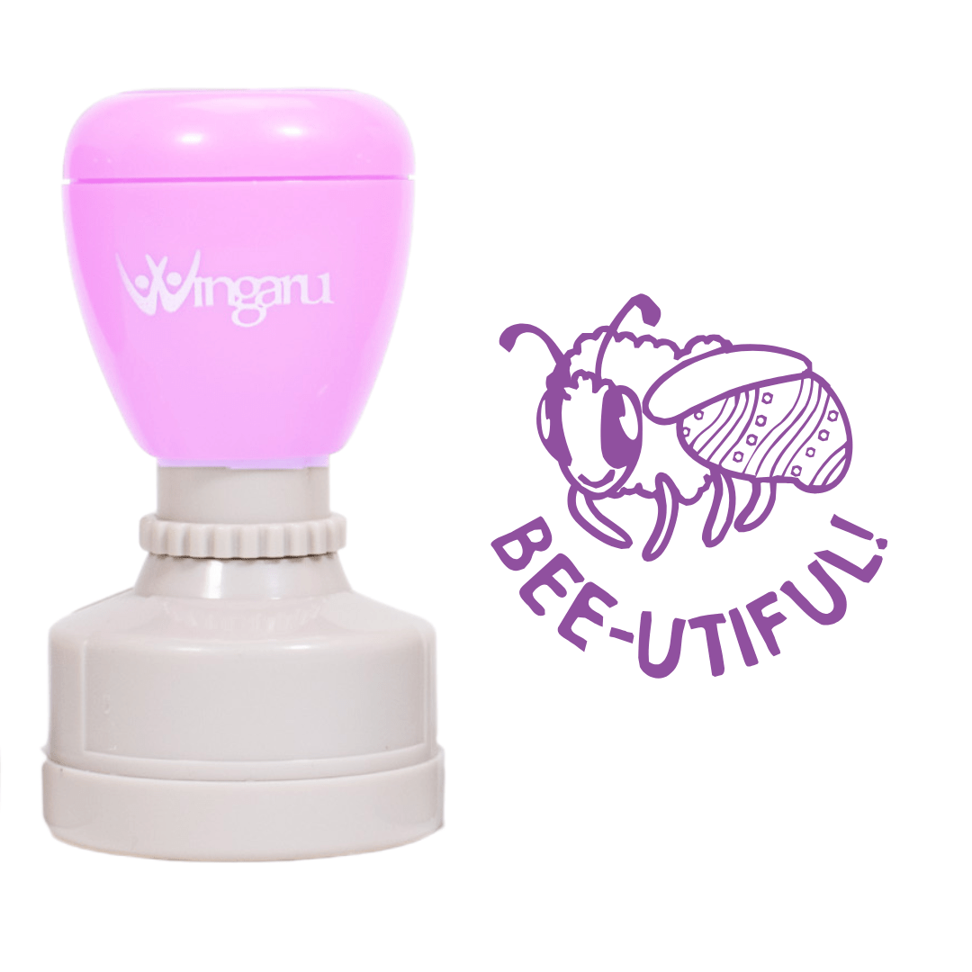 Teacher Stamp - Bee-utiful · Wingaru Store