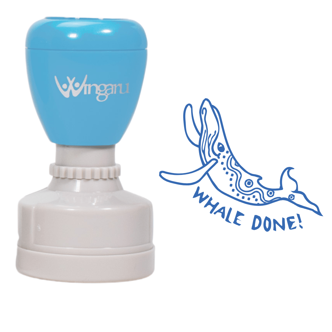 Teacher Stamp - Whale Done · Wingaru Store